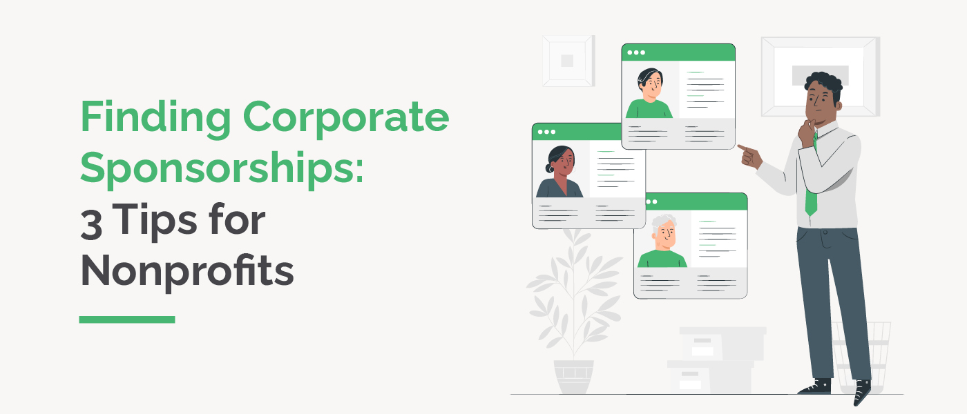 Finding Corporate Sponsorships: 3 Tips for Nonprofits